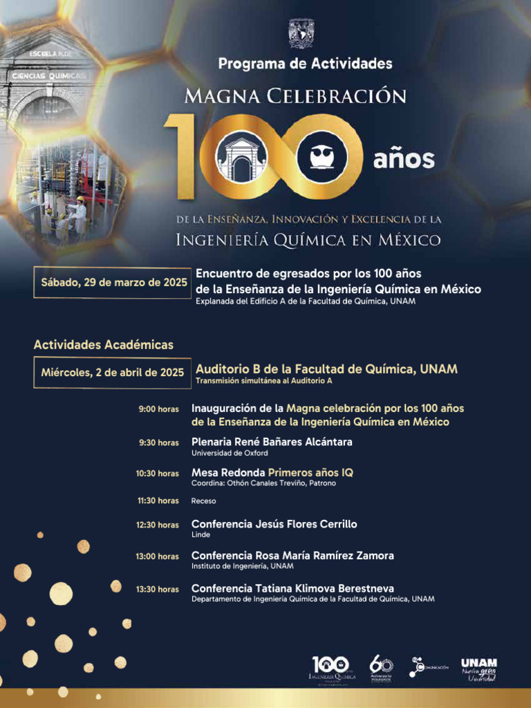 Magna Celebracion 100 Iq MX | PDF | Ingeniería | Universidades y colegios
