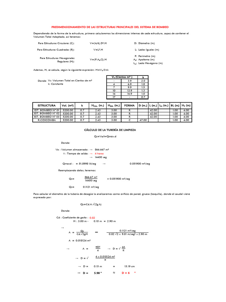 Diseño y Cálculo de Sistemas de Bombeo | PDF | Plomería | Hidrología