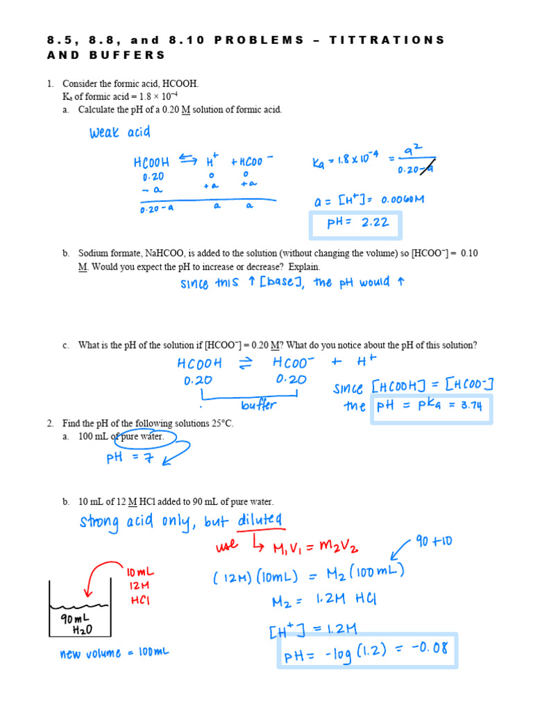 AP3 8.8 8.10 Buffers and Buffer Capacity 2 | PDF | Buffer Solution | Acid