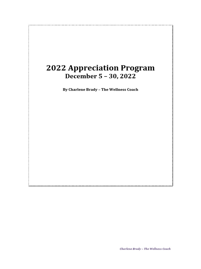 2022 Appreciation Course WK 1-3 | PDF | Anger | Psychology