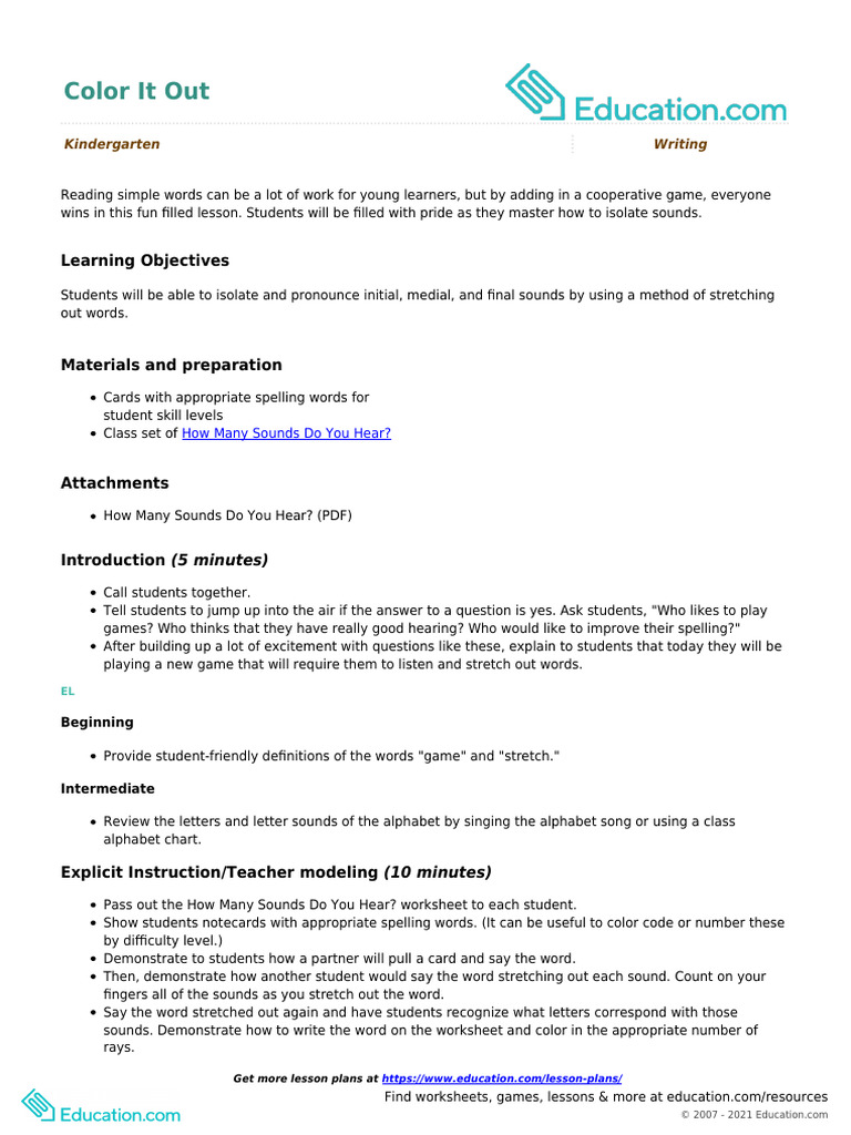 Usr Local SRC Education - Com Files Static Lesson-Plans Color-It-Out Color-It-Out | PDF ...