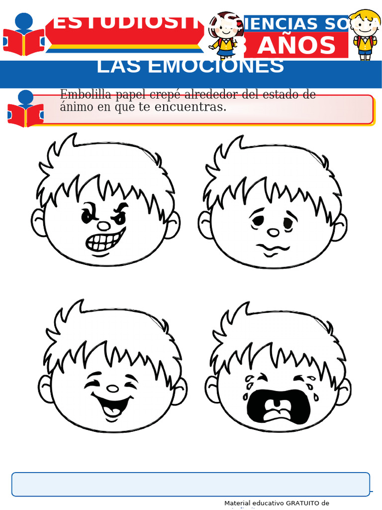 Las-Emociones-para-Ninos-de-Tres-Anos | PDF
