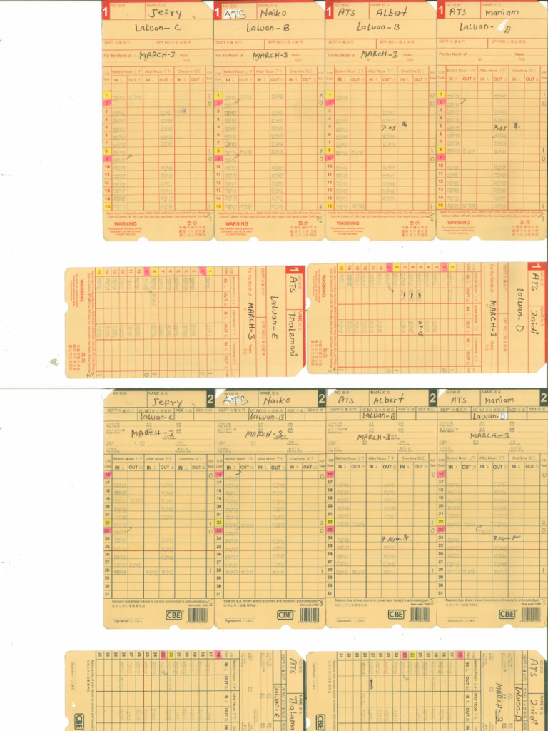 Punch Card Mac 25 | PDF