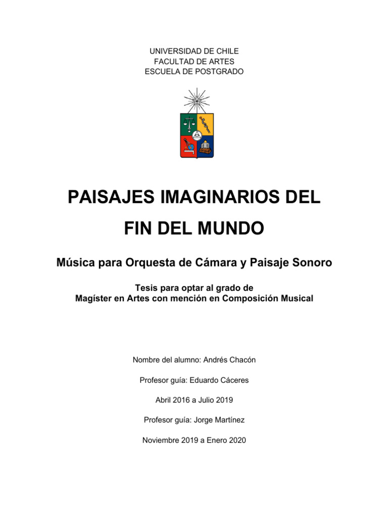 Andres Chacon Tesis | PDF | Sonido | Música electrónica