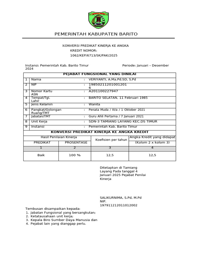 Pak Konversi Veri 2024 | PDF