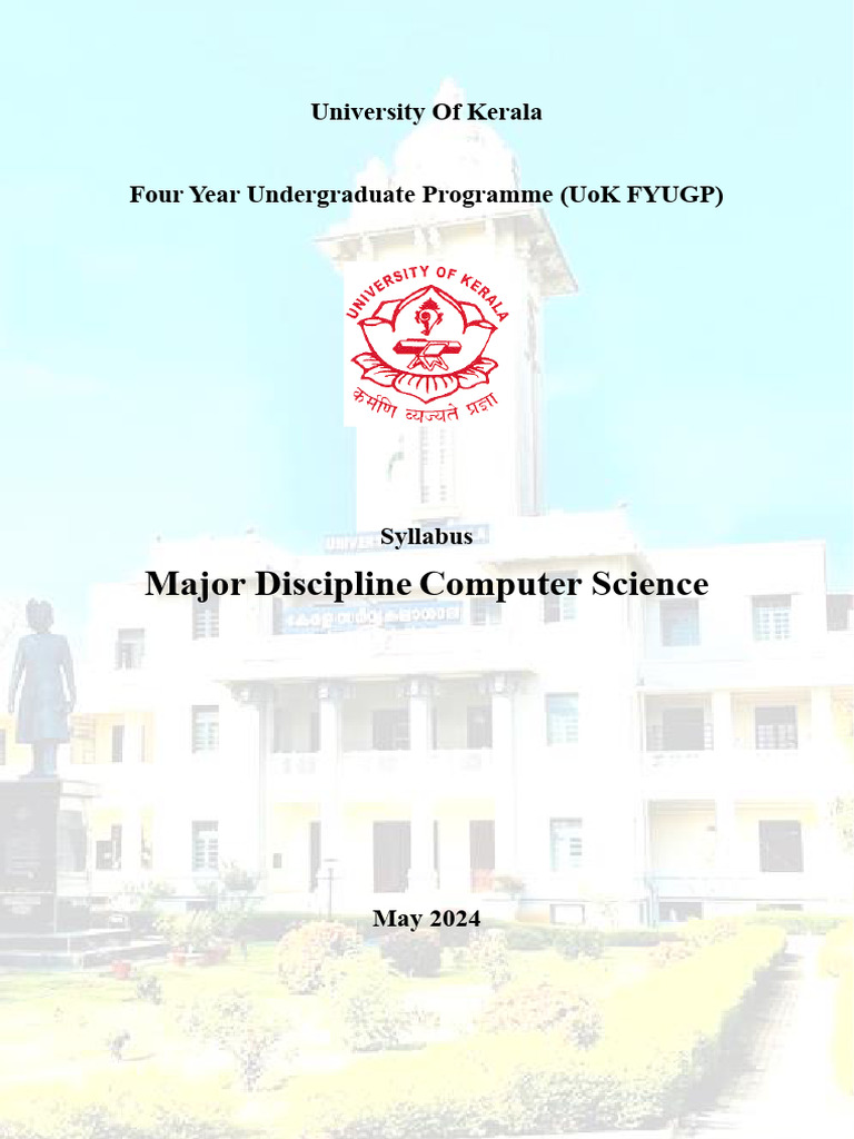 FYUGP CSC Syllabus Original 2024 v2 | PDF | Pointer (Computer Programming) | Computer Program
