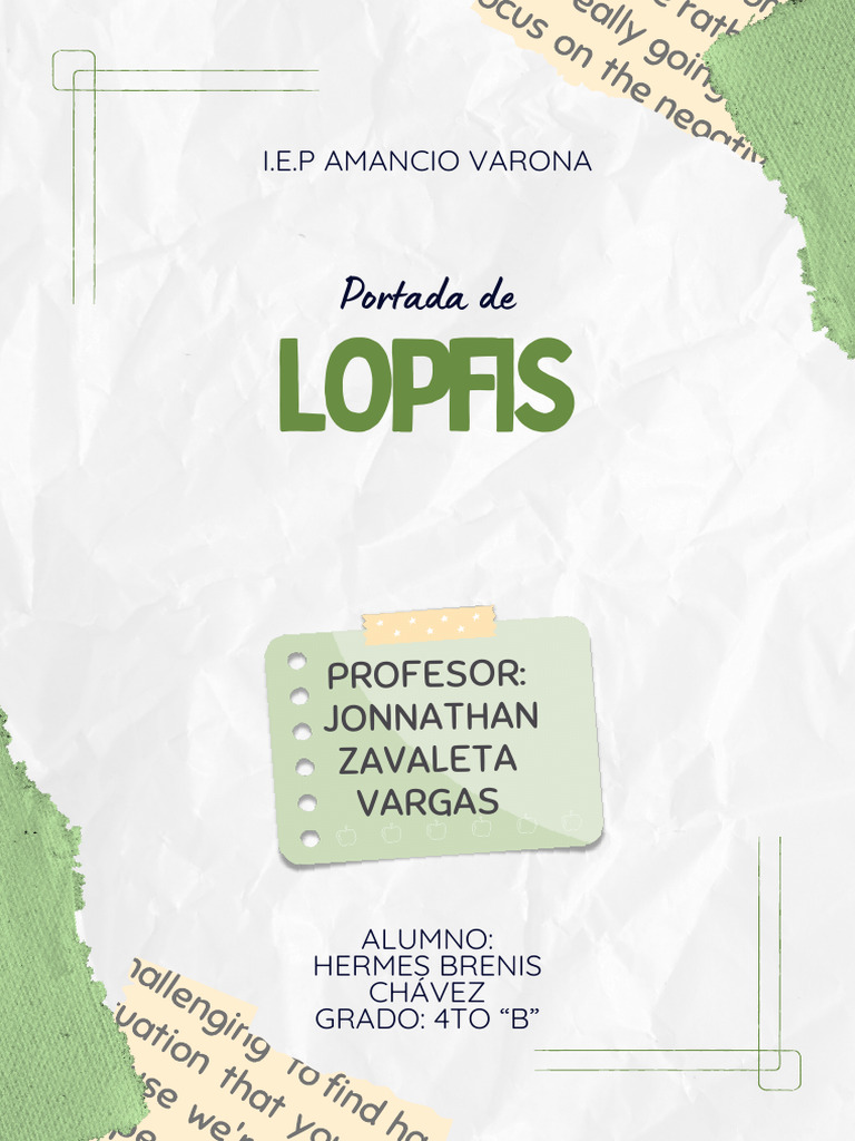 Documento A4 Portada de Proyecto Elegante Sencillo Ilustrado Floral ...