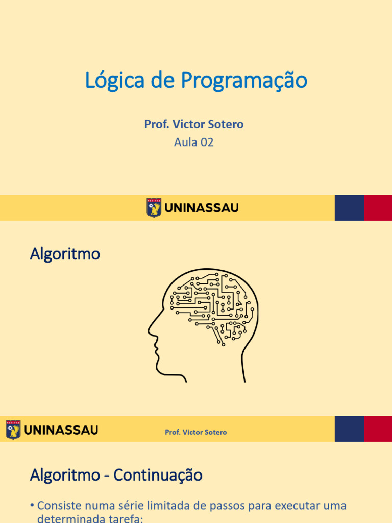 Lógica de Algoritmos e Fluxogramas | PDF | Algoritmos | Programa de ...