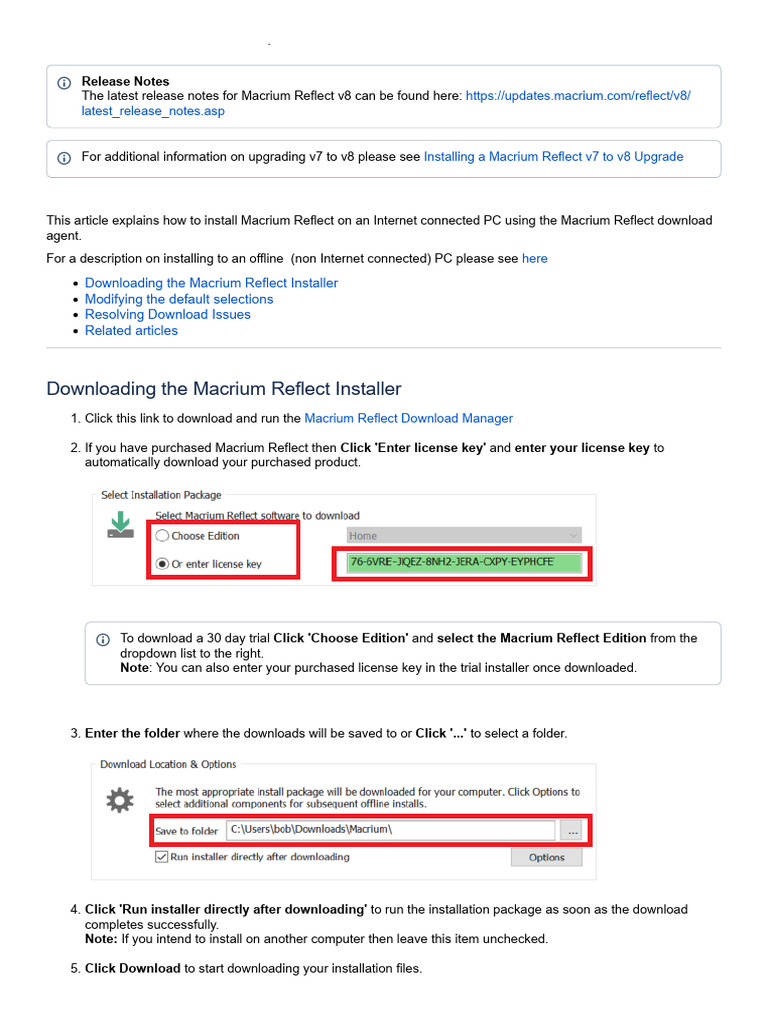 Installing Macrium Reflect 8.0 | PDF | Microsoft Windows | Computer Virus
