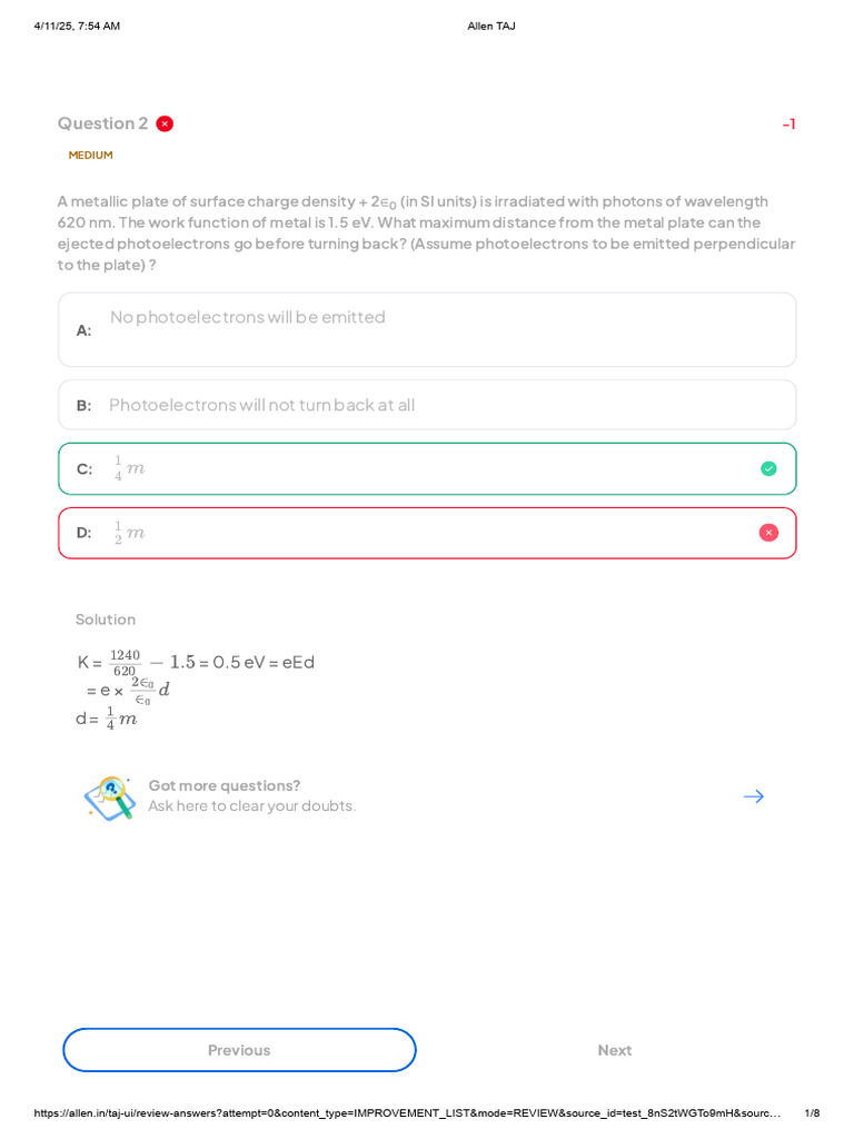 Photoelectric Jee Advanced | PDF | Photoelectric Effect | Electronvolt