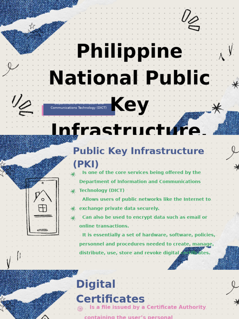 Philippine National Public Key Infrastructure. | PDF | Public Key Certificate | Public Key ...