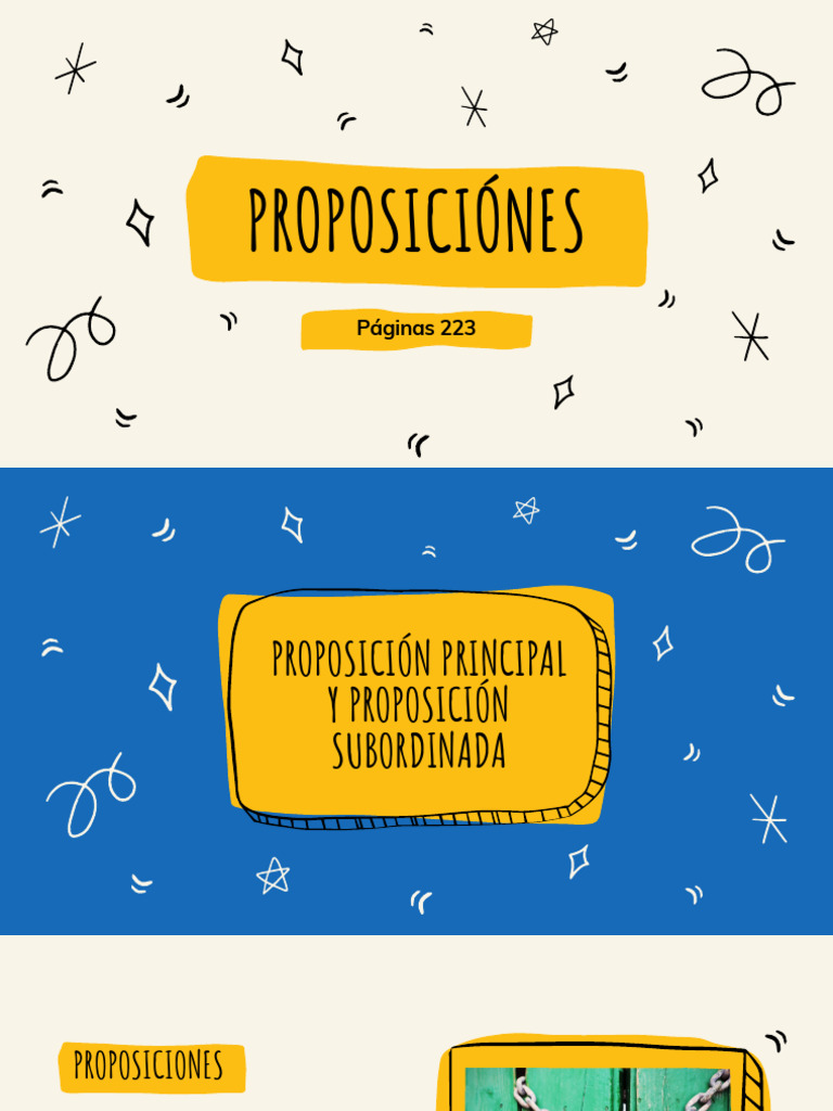 Repaso para Las Proposiciones | PDF