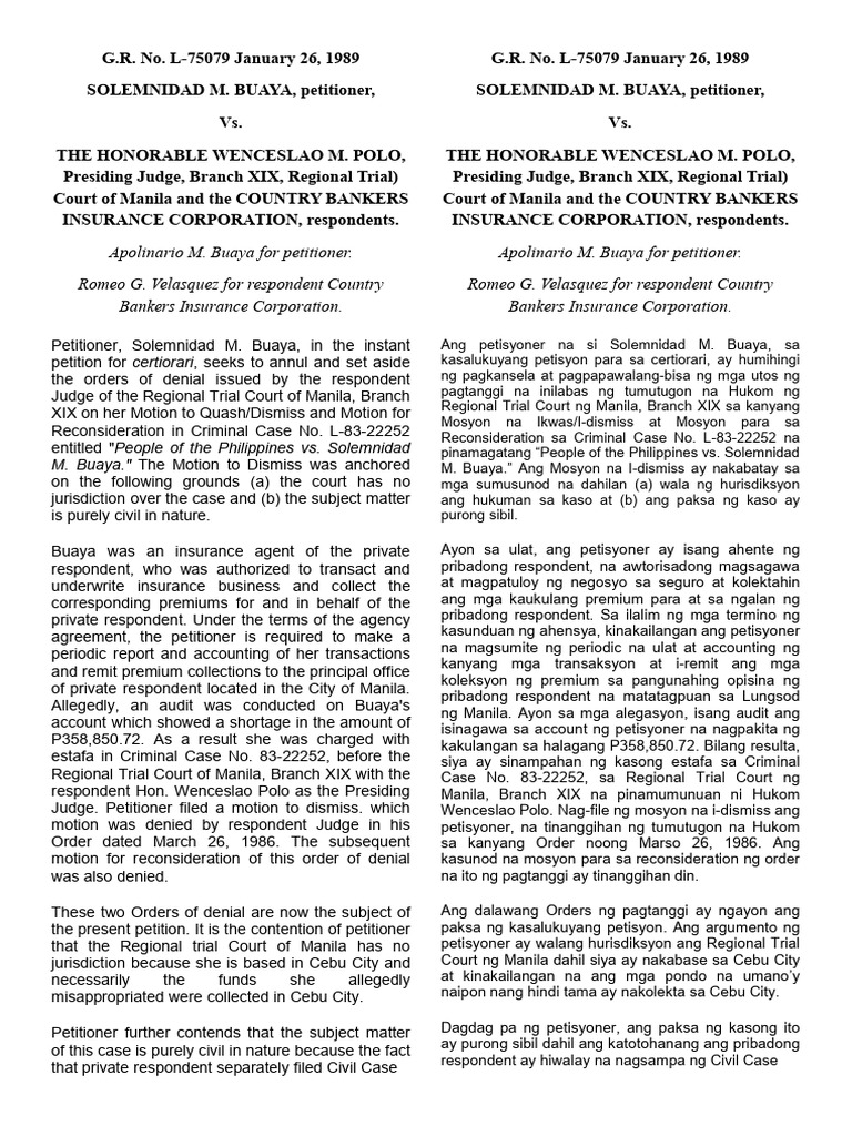 Cases (Law) | PDF