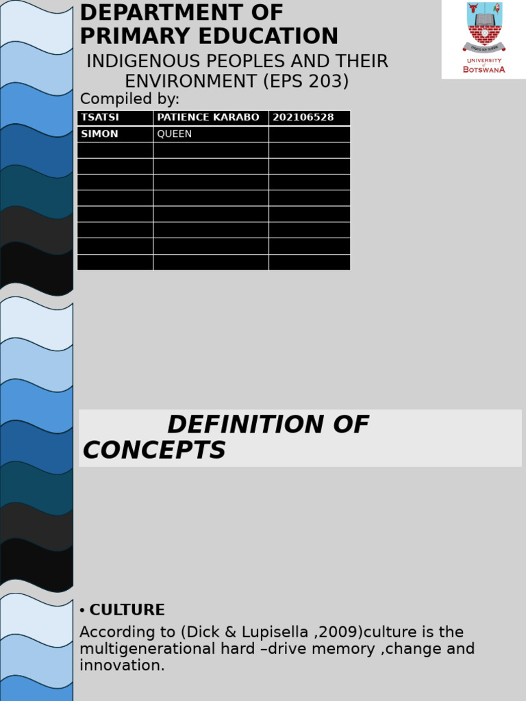 Definition of Concepts | PDF