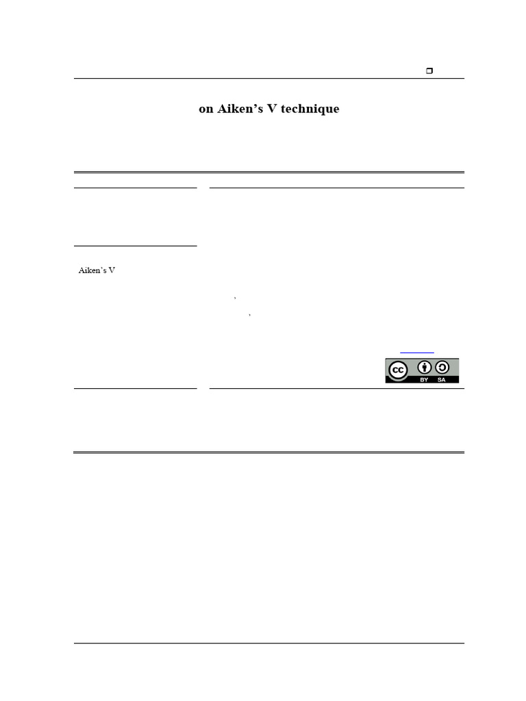 Learning Management System Instrument Development Based On Aiken's V ...