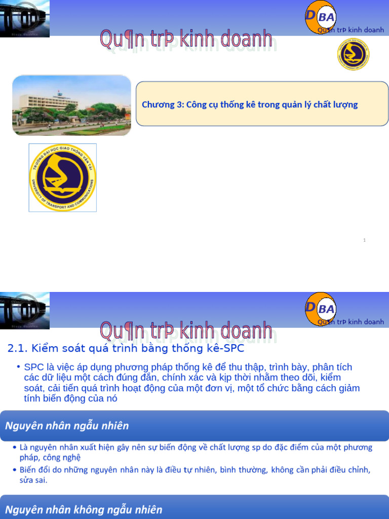 Quản trị chất lượng QTKD -B3 K63 | PDF