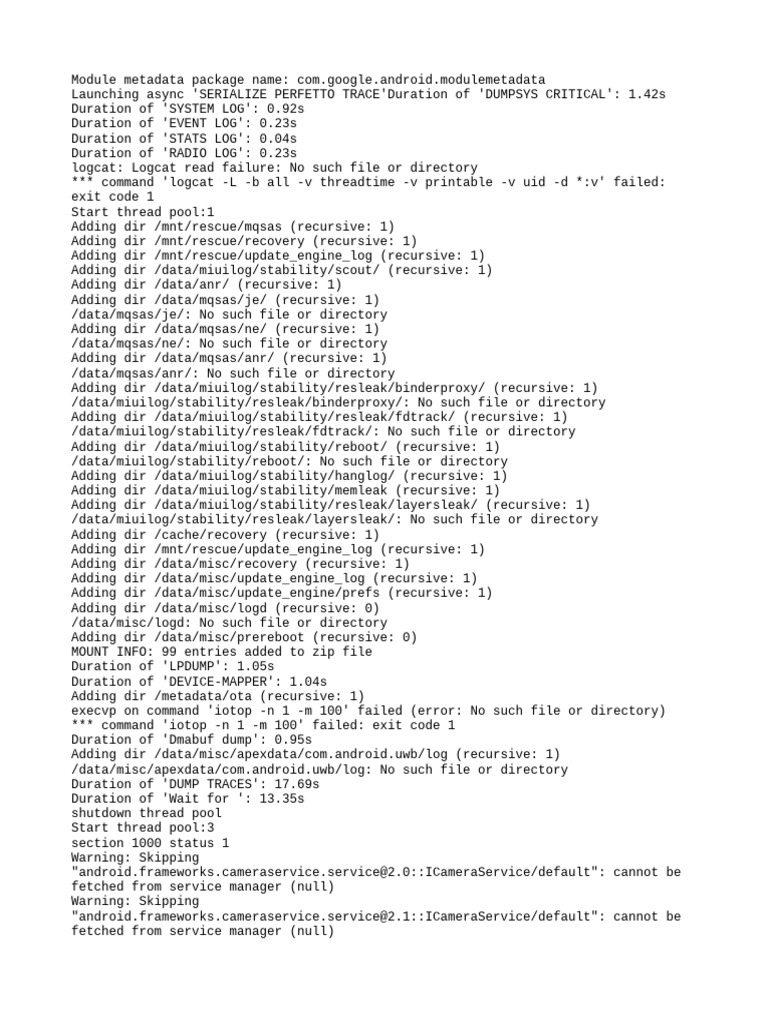 bugreport-sky_in-AQ3A.240912.001-2024-12-23-21-34-16-dumpstate_log-4833 | PDF | Information ...