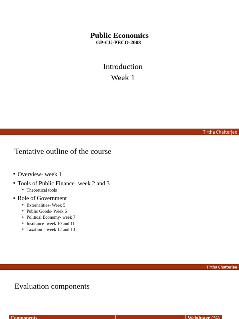 Understanding Public Finance Theory | PDF | Market (Economics) | Public ...