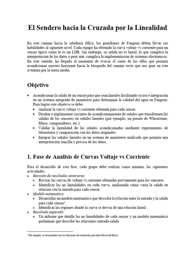 El Sendero Hacia La Cruzada Por La Linealidad | PDF | Red eléctrica ...