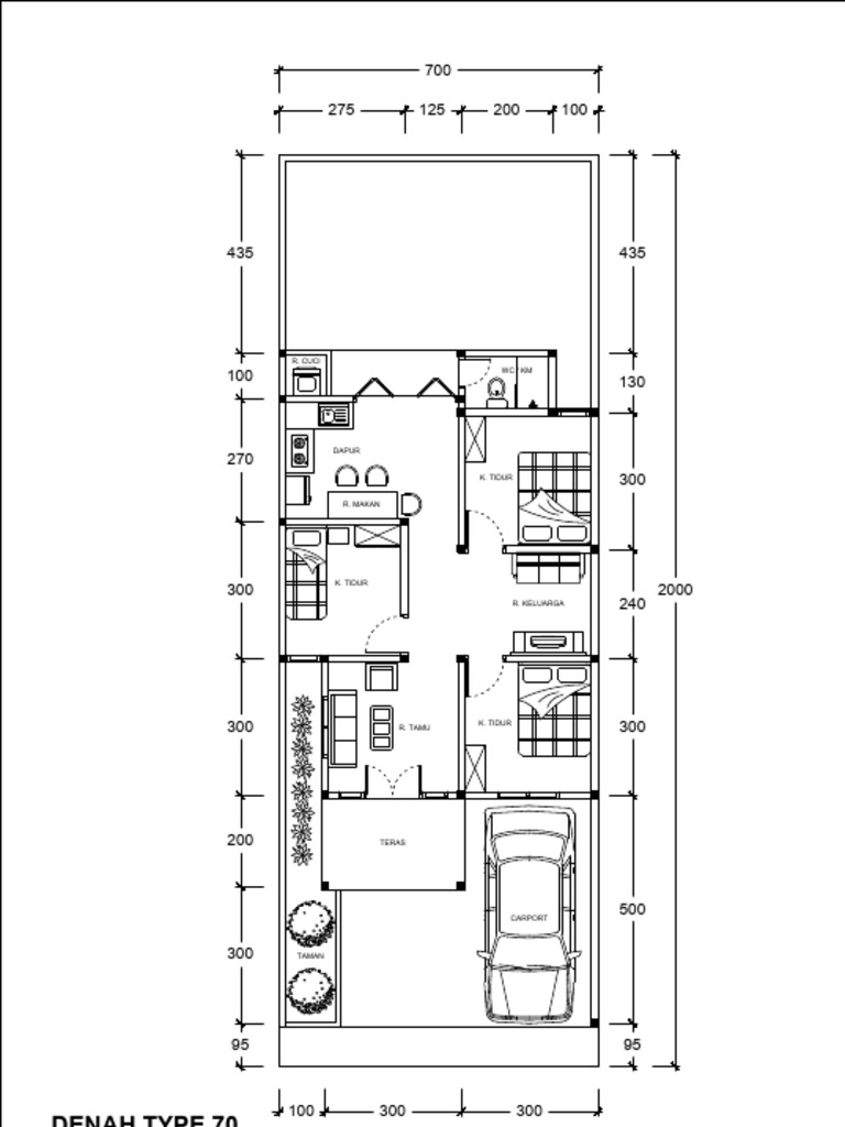 Denah T70 | PDF