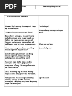 Filipino 3 - Ang Tatlong Biik Modyul | PDF