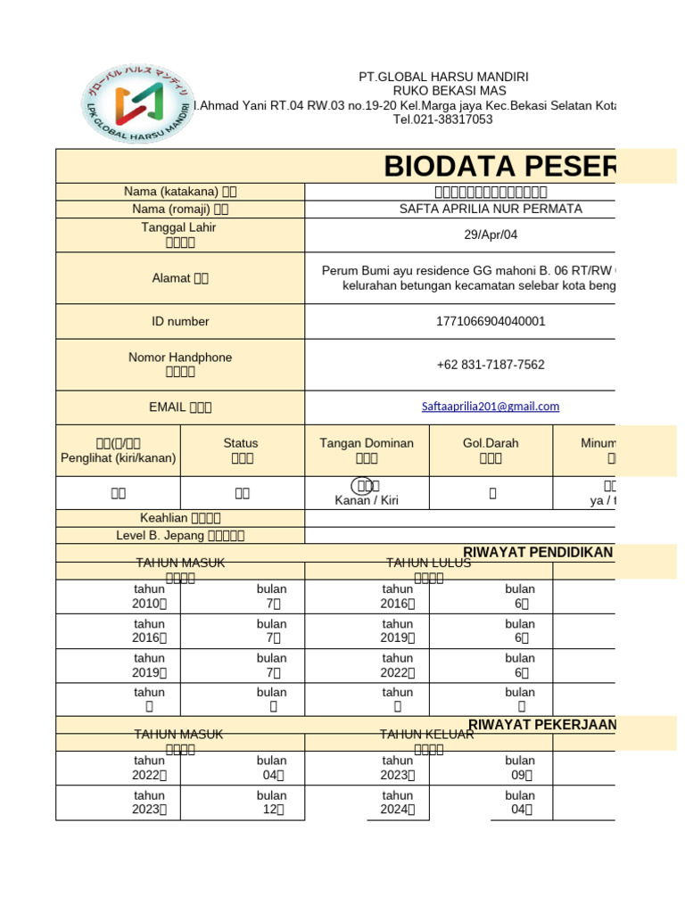 Safta Aprilia Nur Permata | PDF