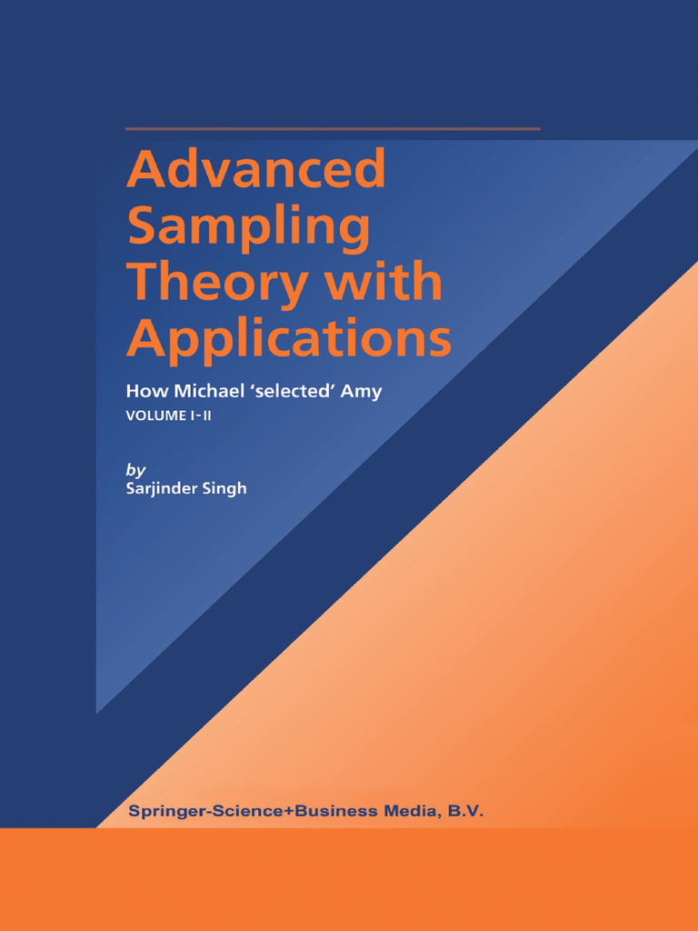 Advanced Sampling Theory | PDF | Probability Distribution | Estimator