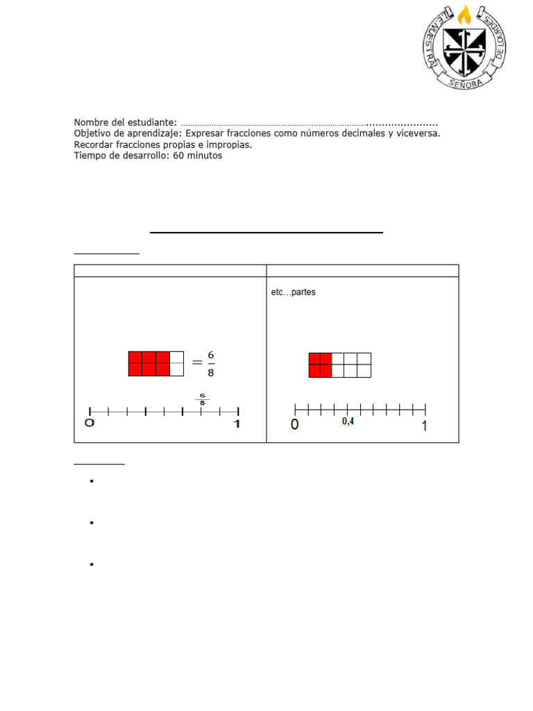 Conversion de Fracciones A Decimales | PDF | Lexicología | Notación ...