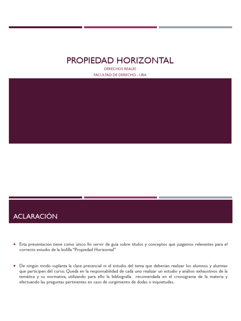 Propiedad Horizontal | PDF | Propiedad | Condominio