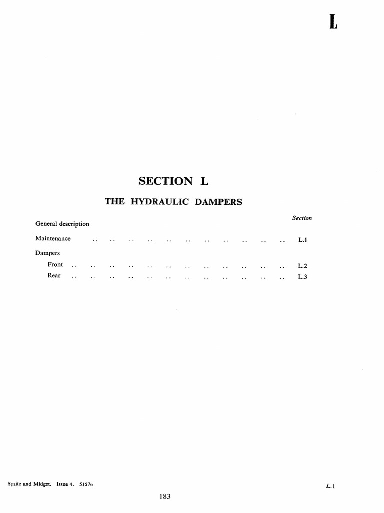 L The Hydraulic Dampers | PDF