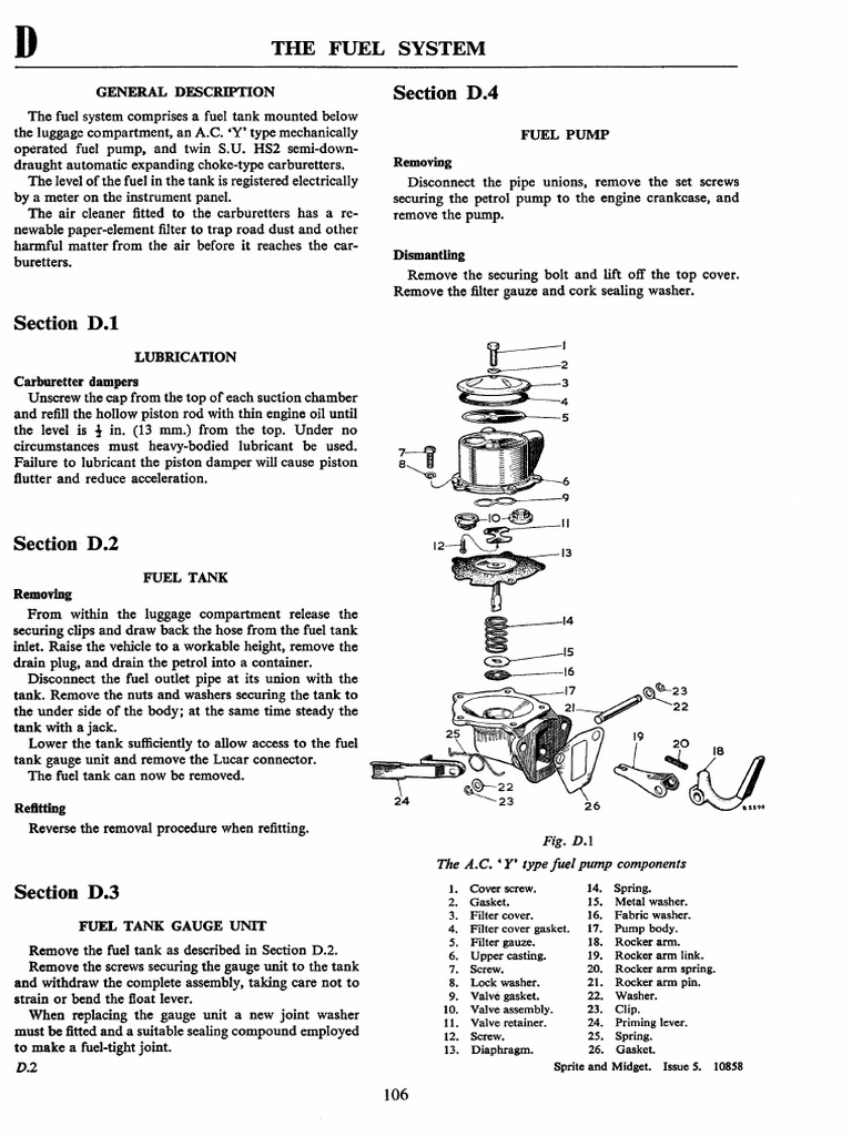 D The Fuel System | PDF
