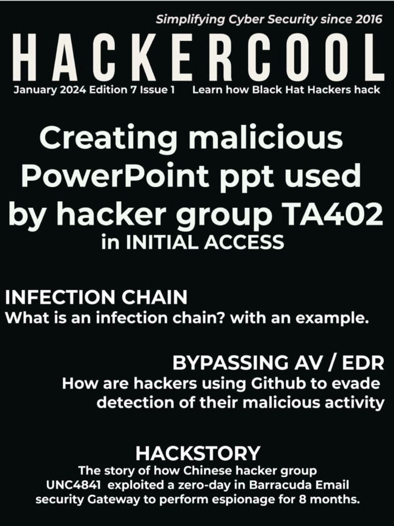Hackercool Magazine - January 2024 | PDF