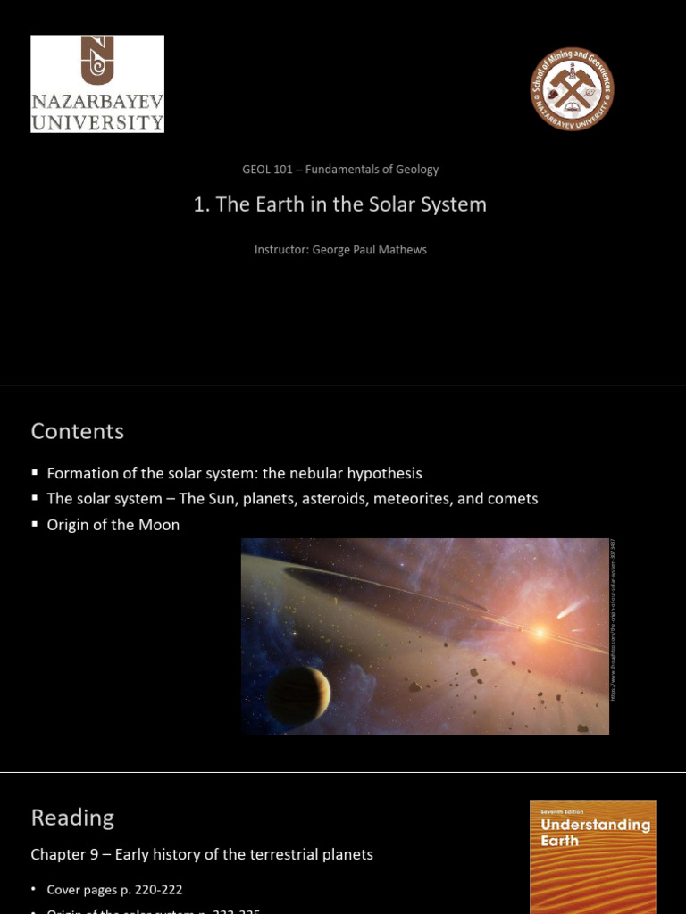 Solar System Formation and Structure | PDF | Planets | Solar System