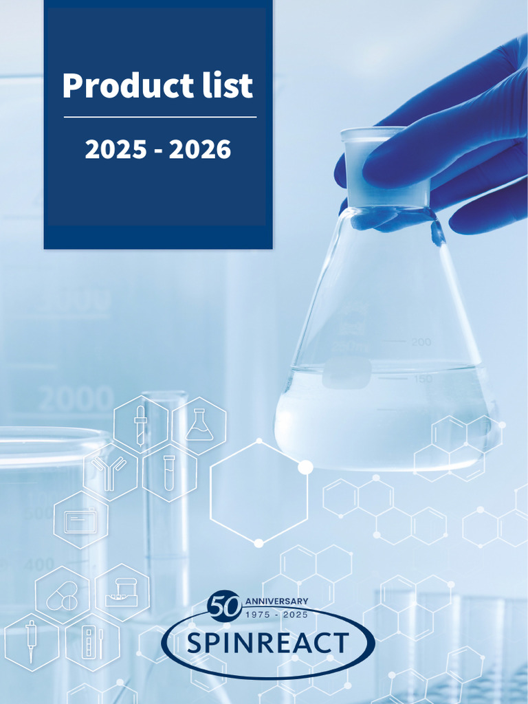 spinreact-productlist | PDF | High Density Lipoprotein | Cholesterol
