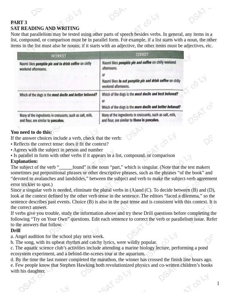 2.2 Subject - Verb Agreement Kaplan | PDF | Verb | Grammatical Number