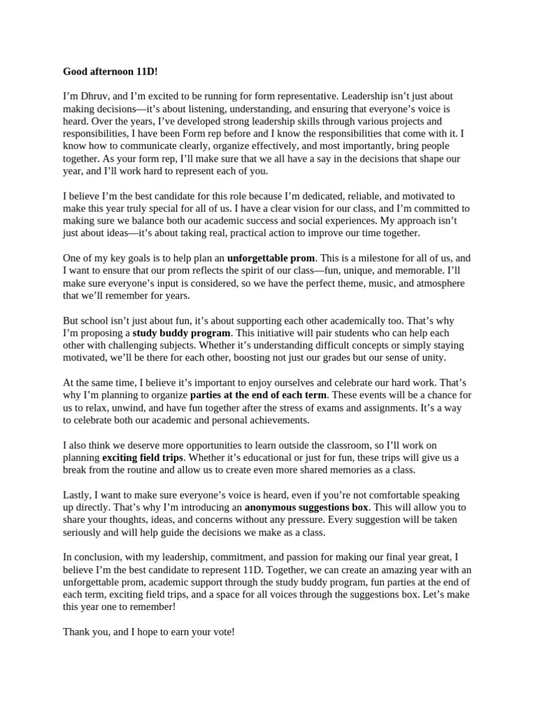 Dhruv's Campaign for 11D Rep | PDF | Learning | Cognition