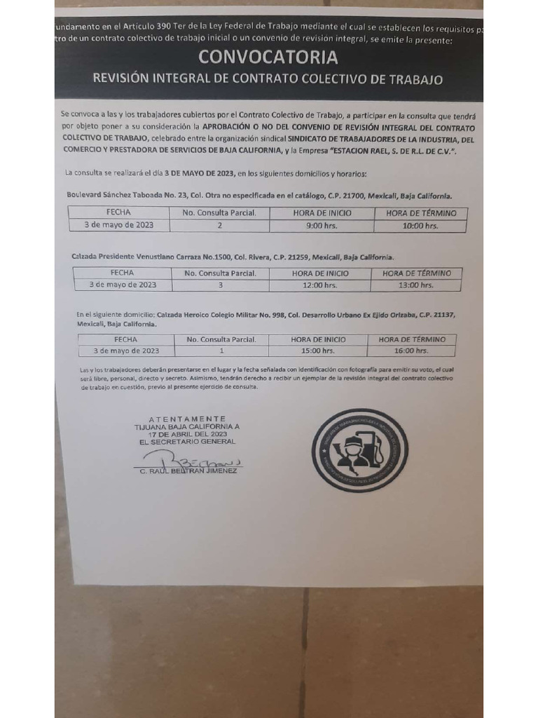 Evidencia Conv Est Carranza 144 | PDF