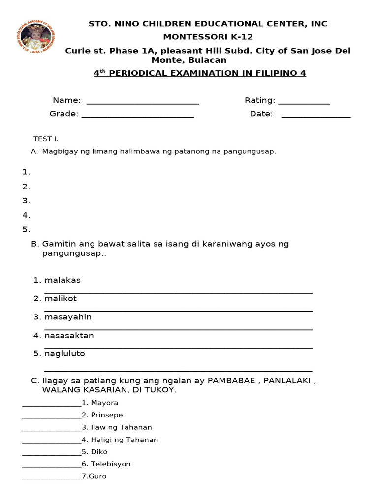 Filipino 4 4th | PDF