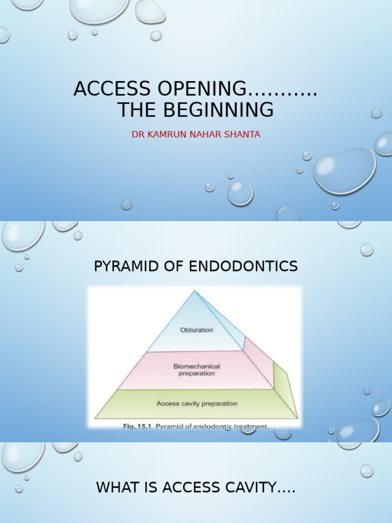 Access Opening New for Handson | PDF | Dental Anatomy | Dentistry