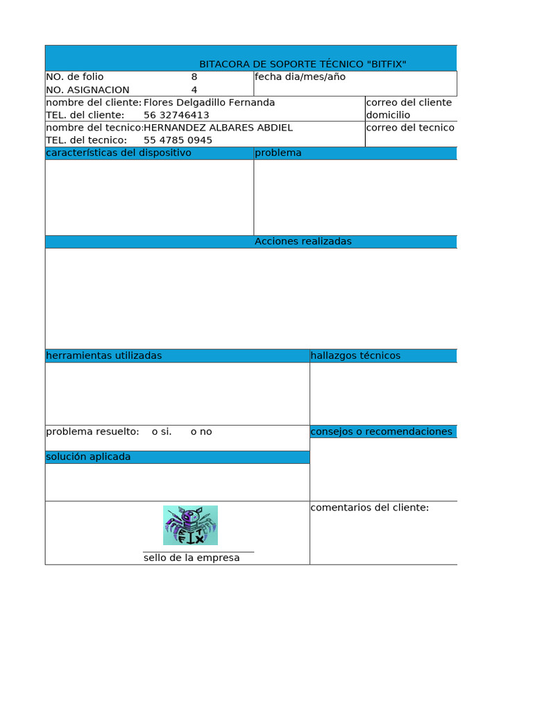 Bitacora y Base de Datos | PDF