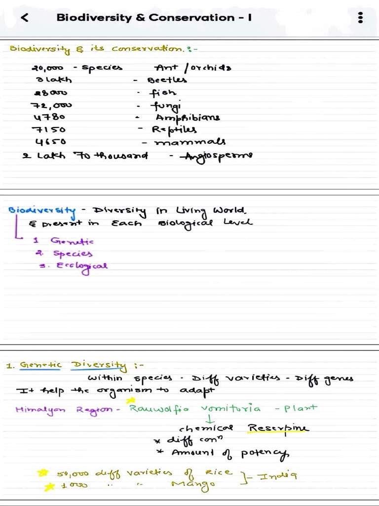 Biodiversity and Conservation | PDF