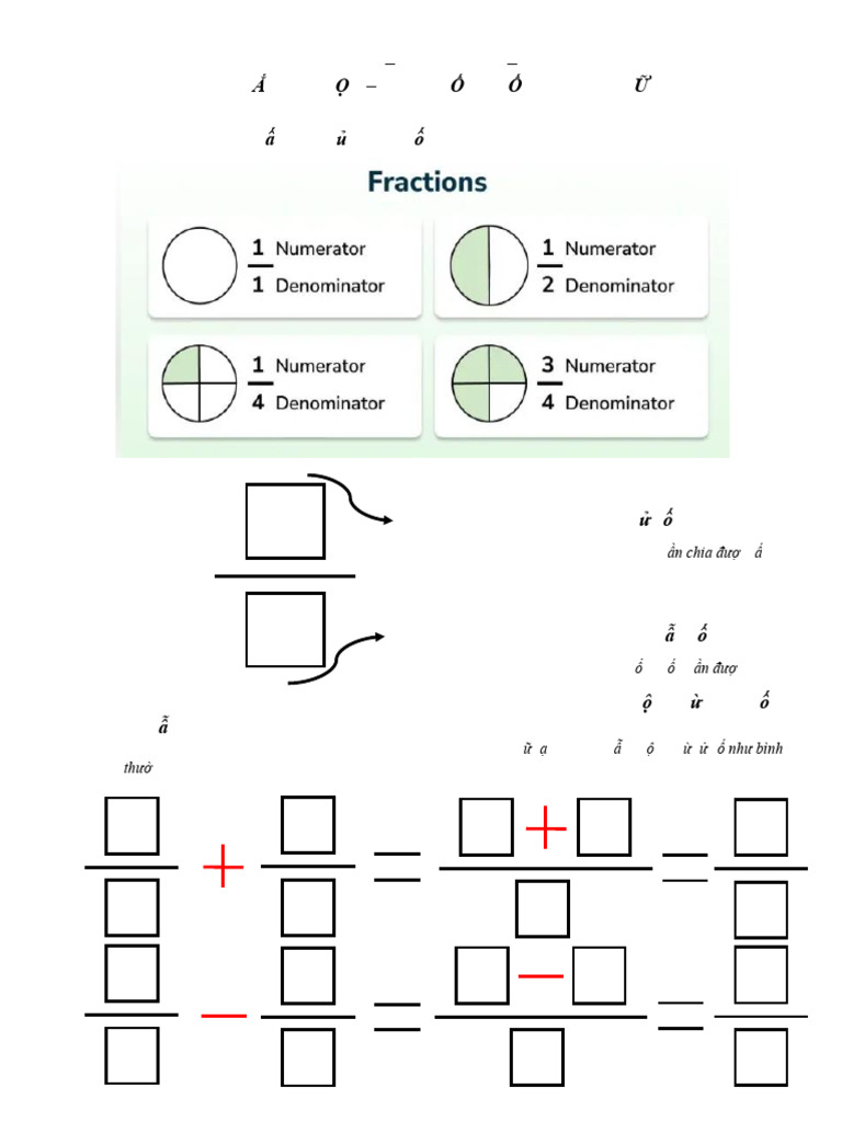 Maths Reminder - Fractions | PDF