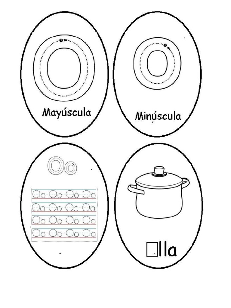 Actividad Letra o | PDF