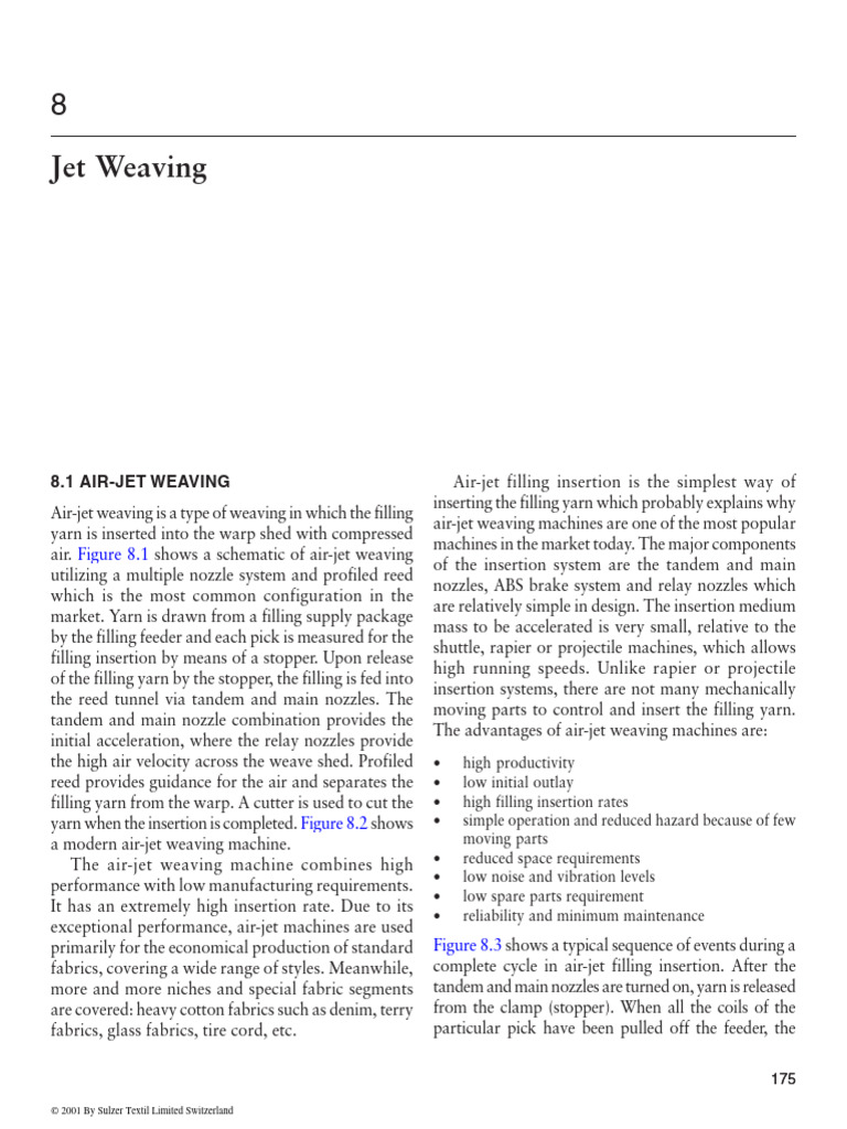 2000 Handbook of Weaving-7 | PDF | Fluid Dynamics | Force