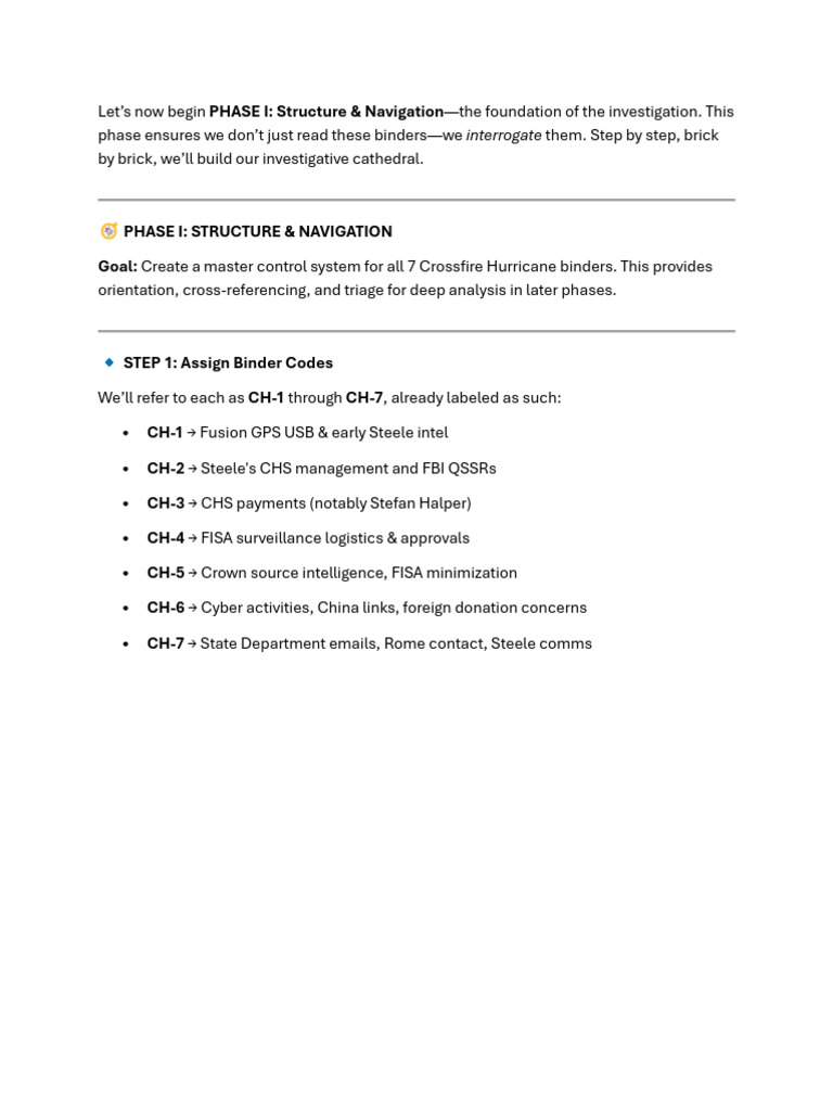 Willem Locke - Phase 1 - Crossfire Hurricane FBI Disclosure of 7 ...