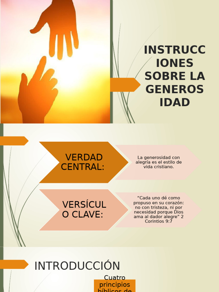 Instrucciones Sobre La Generosidad | PDF | Creencia religiosa y ...