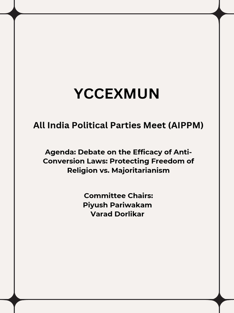 AIPPM Background Guide | PDF | Justice | Crime & Violence