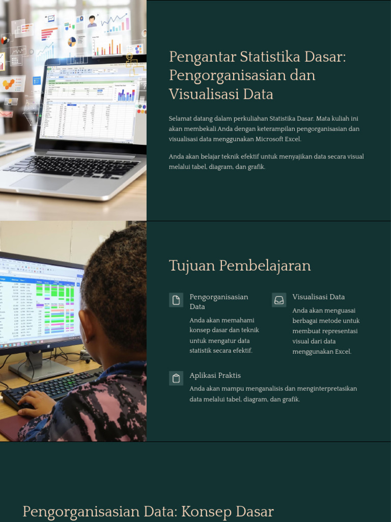 Pengantar Statistika Dasar Pengorganisasian Dan Visualisasi Data | PDF