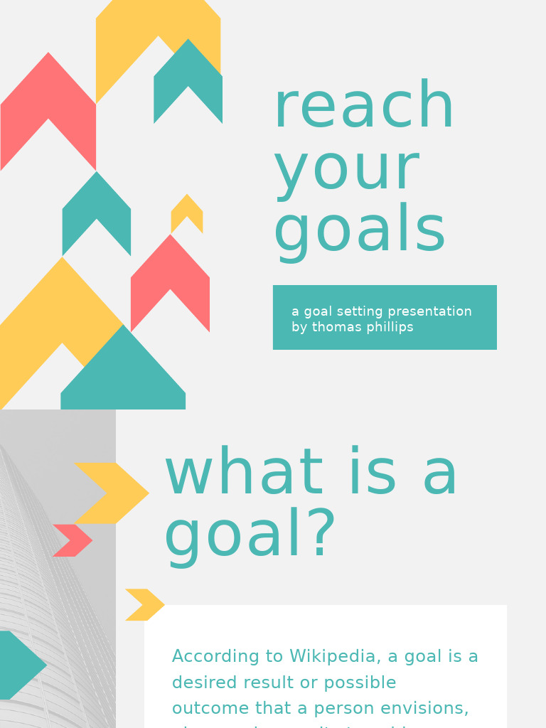 Colorful Creative Goal Setting Presentation | PDF