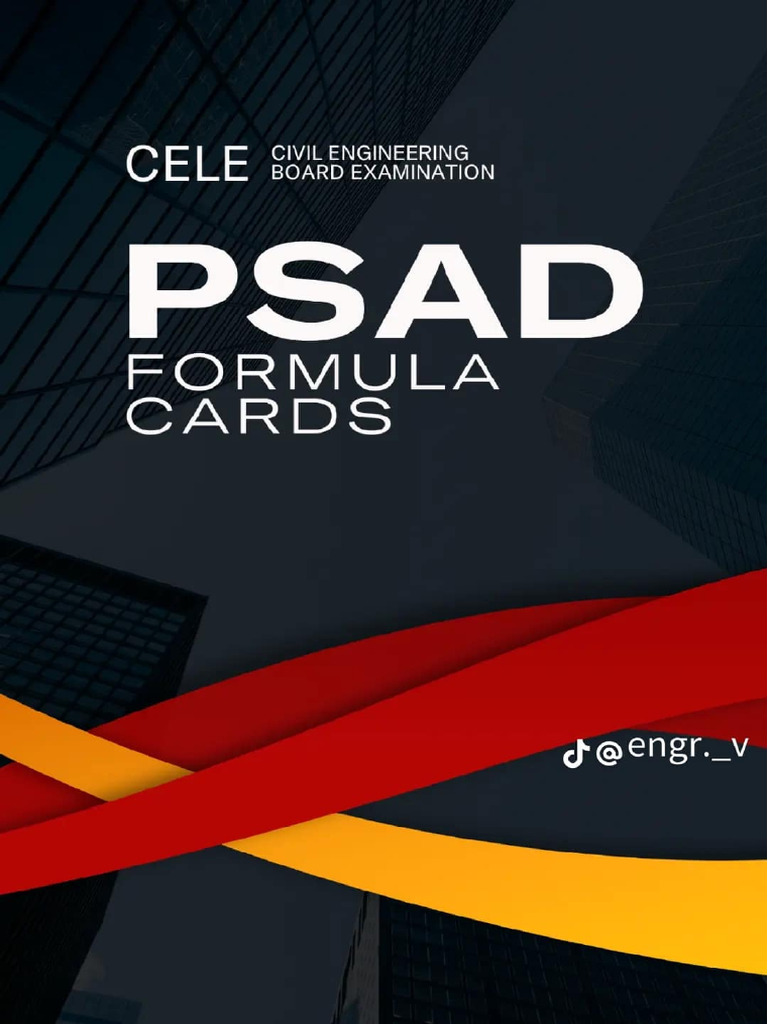 Psad Formula Cards | PDF